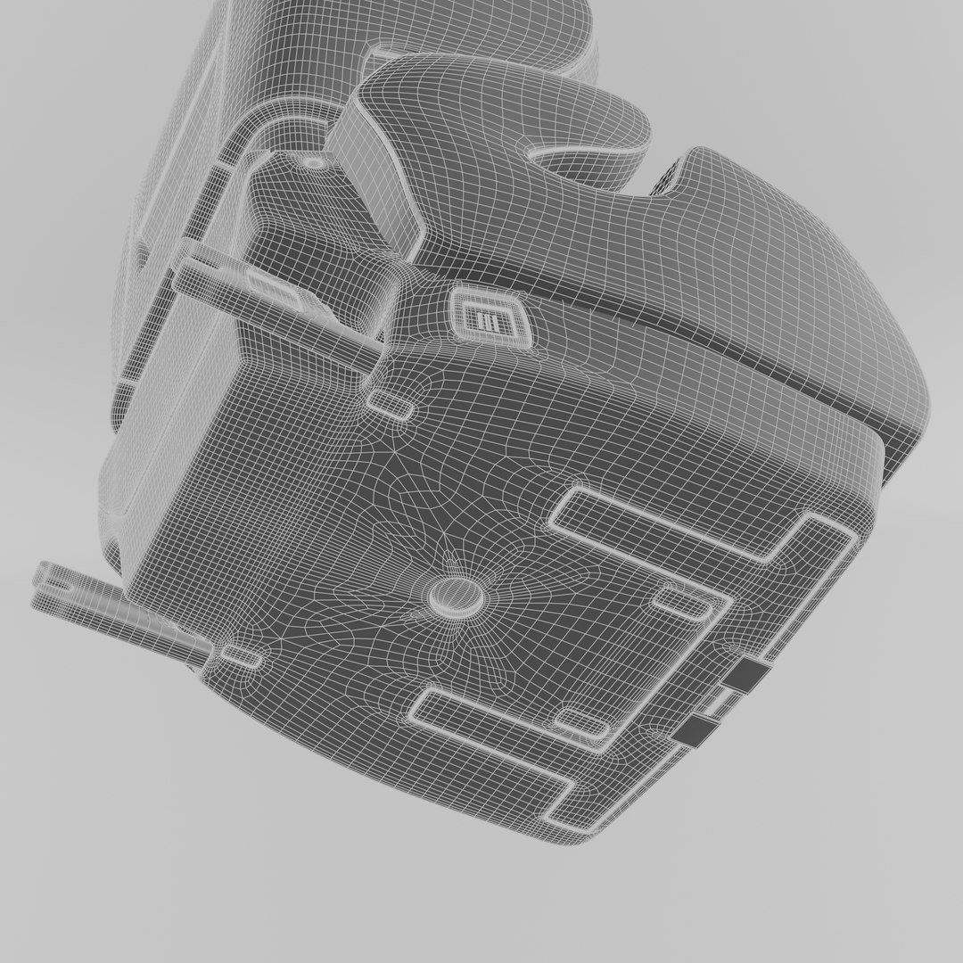 3D Model Recaro Mako 2 Children Car Seat Core Simply Grey - TurboSquid ...