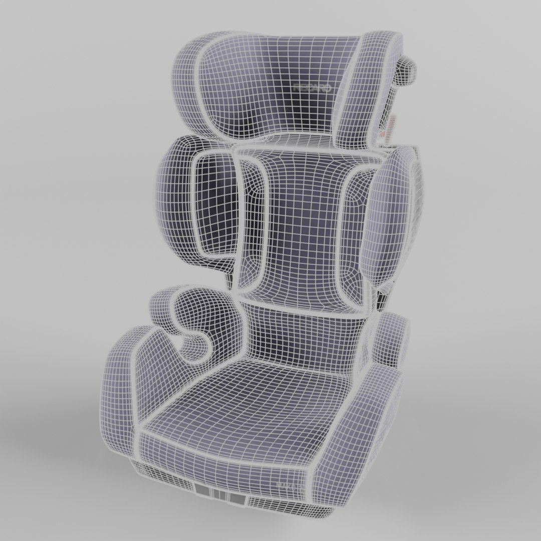 3D Model Recaro Mako 2 Children Car Seat Core Simply Grey - TurboSquid ...