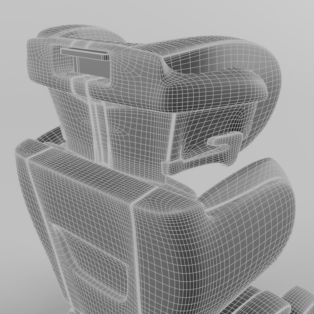 3D Model Recaro Mako 2 Children Car Seat Core Simply Grey - TurboSquid ...