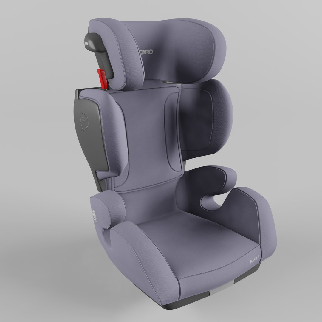 3D Model Recaro Mako 2 Children Car Seat Core Simply Grey - TurboSquid ...