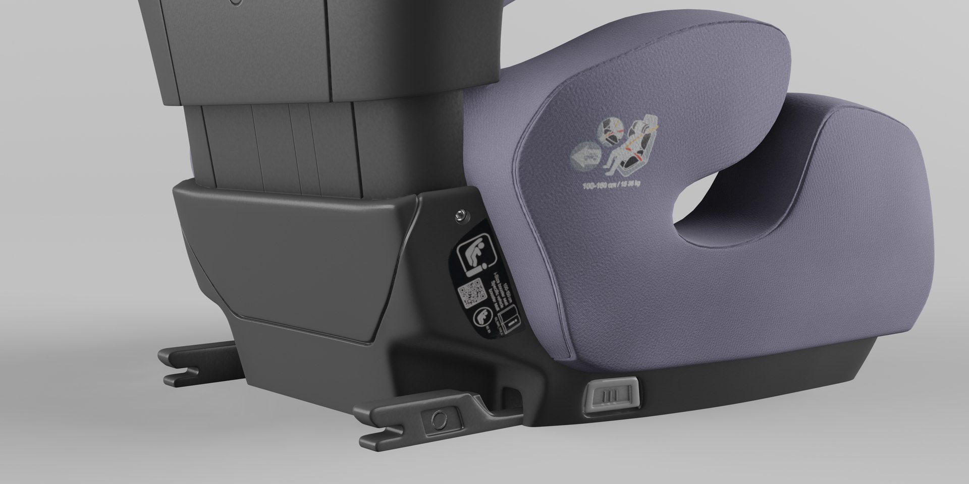 3D Model Recaro Mako 2 Children Car Seat Core Simply Grey - TurboSquid ...