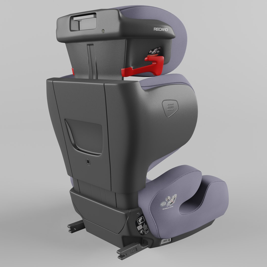 3D Model Recaro Mako 2 Children Car Seat Core Simply Grey - TurboSquid ...