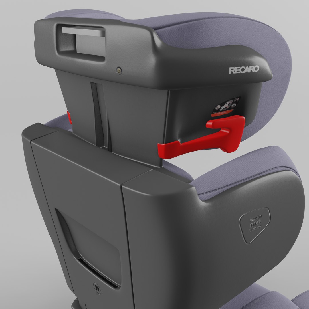 3D Model Recaro Mako 2 Children Car Seat Core Simply Grey - TurboSquid ...