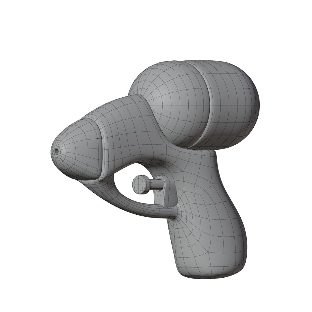 Water Toy Gun 3D Model - TurboSquid 2092514