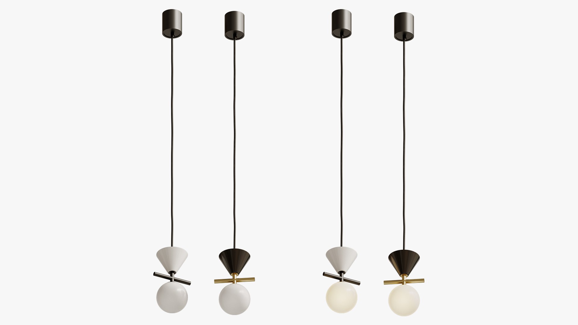 Oneta Pendant Light 3D Model - TurboSquid 2219355