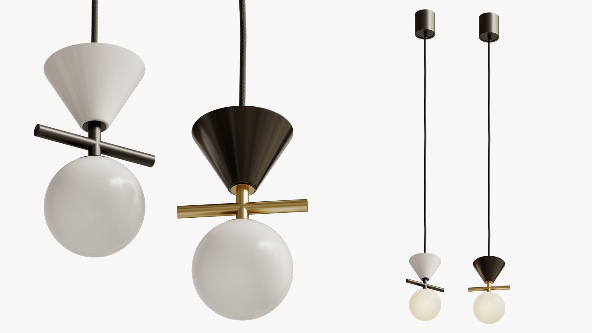 Oneta Pendant Light 3D Model - TurboSquid 2219355