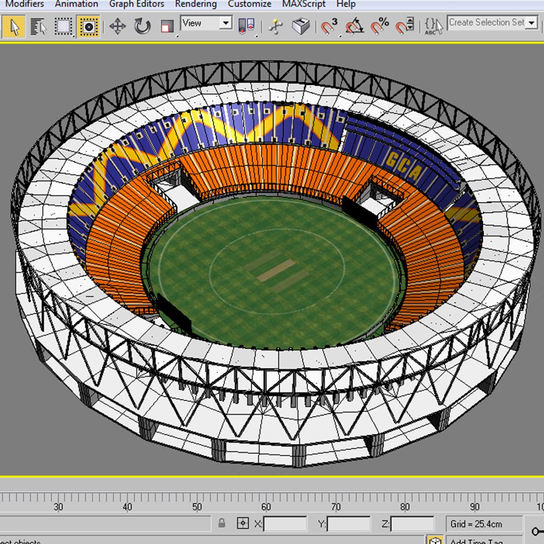 Narendra Modi Cricket Stadium Ahmedabad 3D Model - TurboSquid 2208106