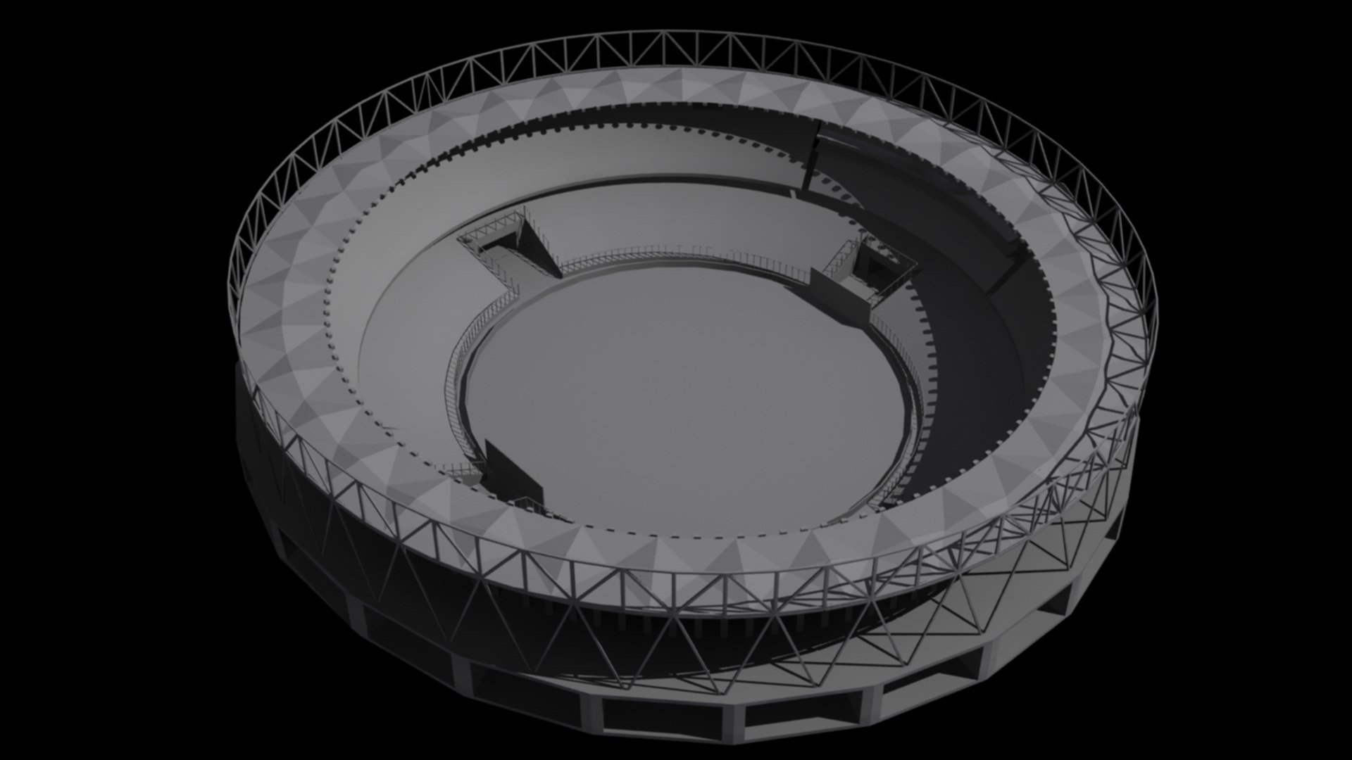 Narendra Modi Cricket Stadium Ahmedabad 3D Model - TurboSquid 2208106