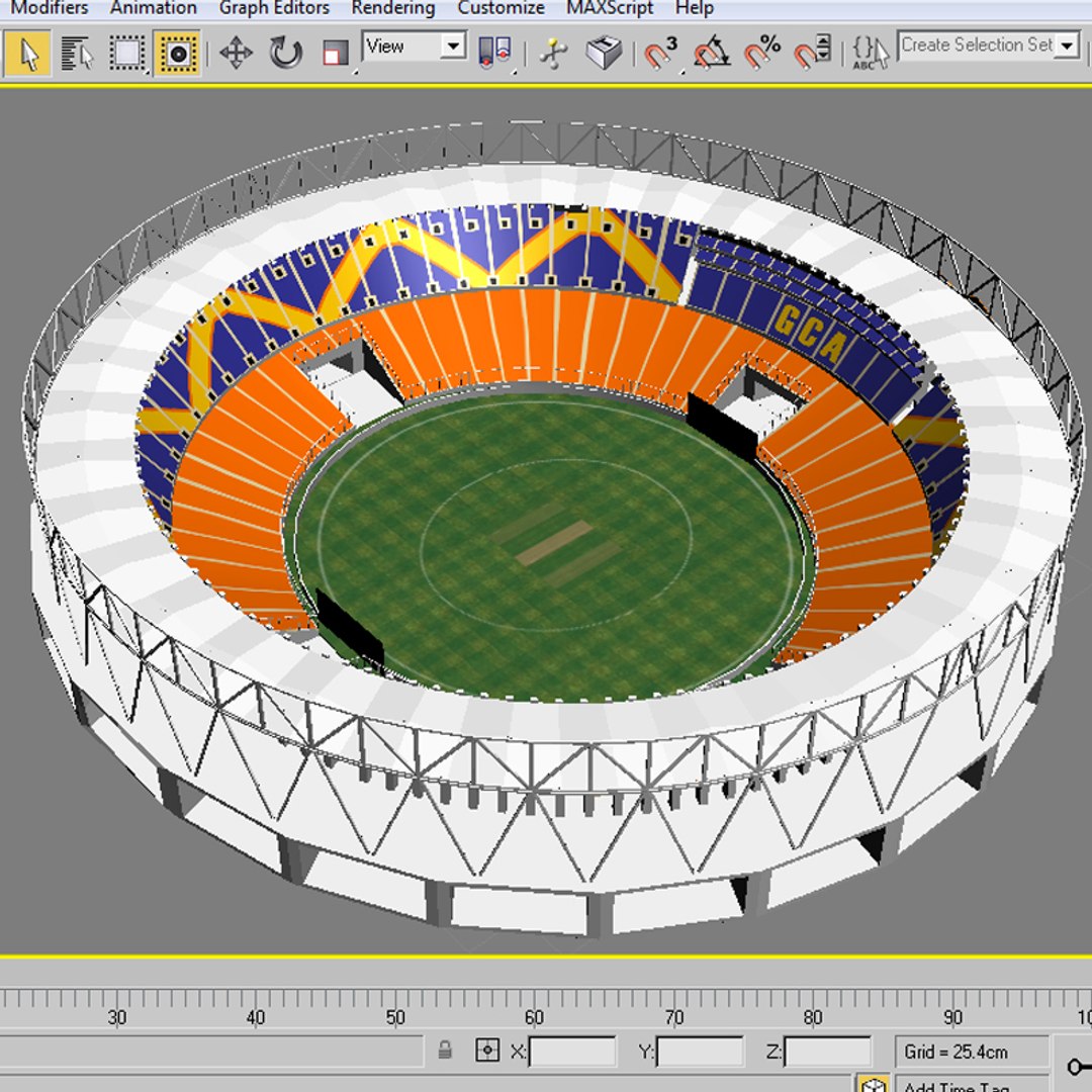Narendra Modi Cricket Stadium Ahmedabad 3D Model - TurboSquid 2208106