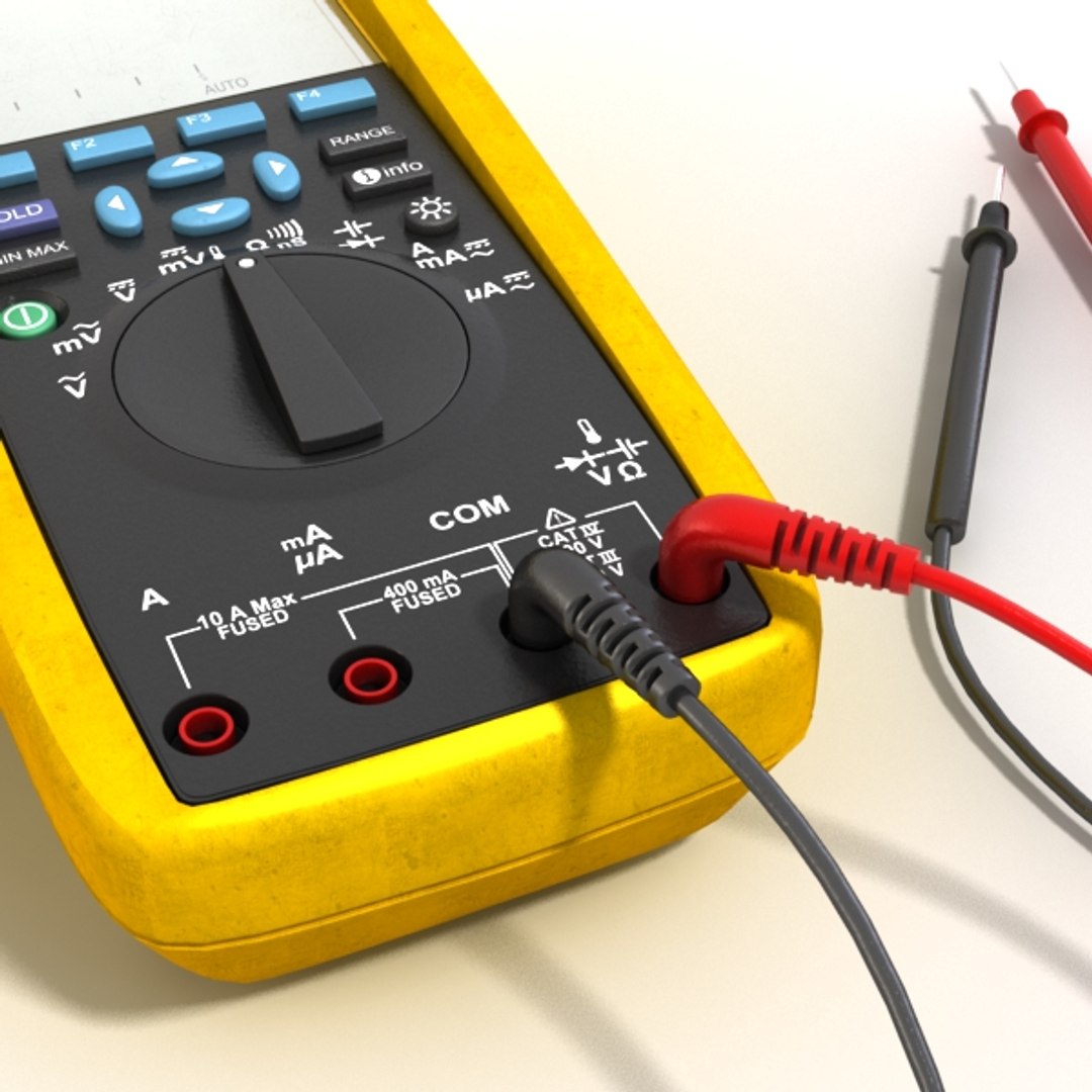 Fluke Multimeter Meter 3d Model
