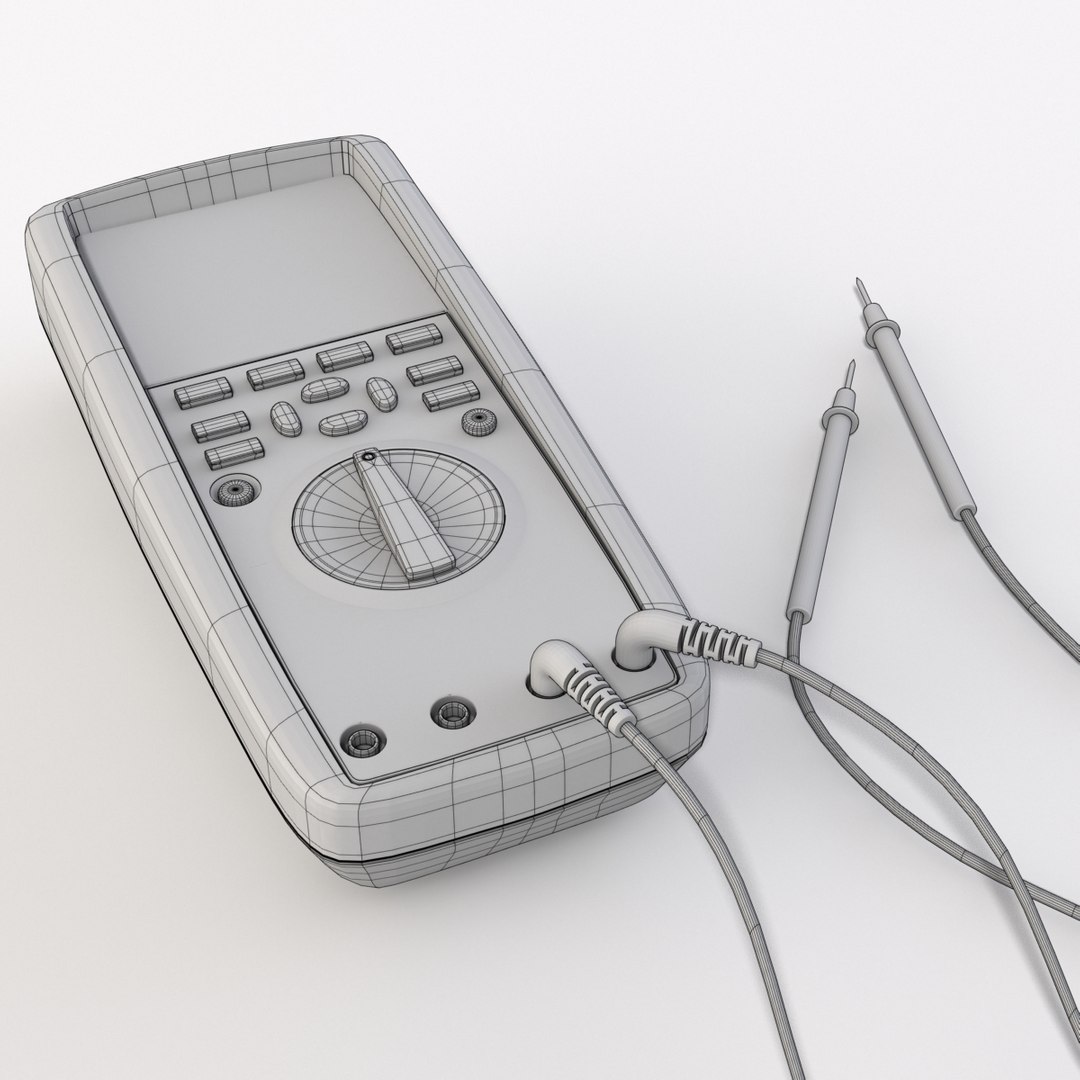 Fluke Multimeter Meter 3d Model