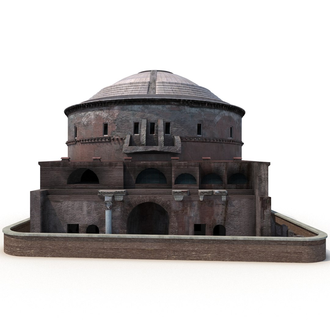 3d model pantheon