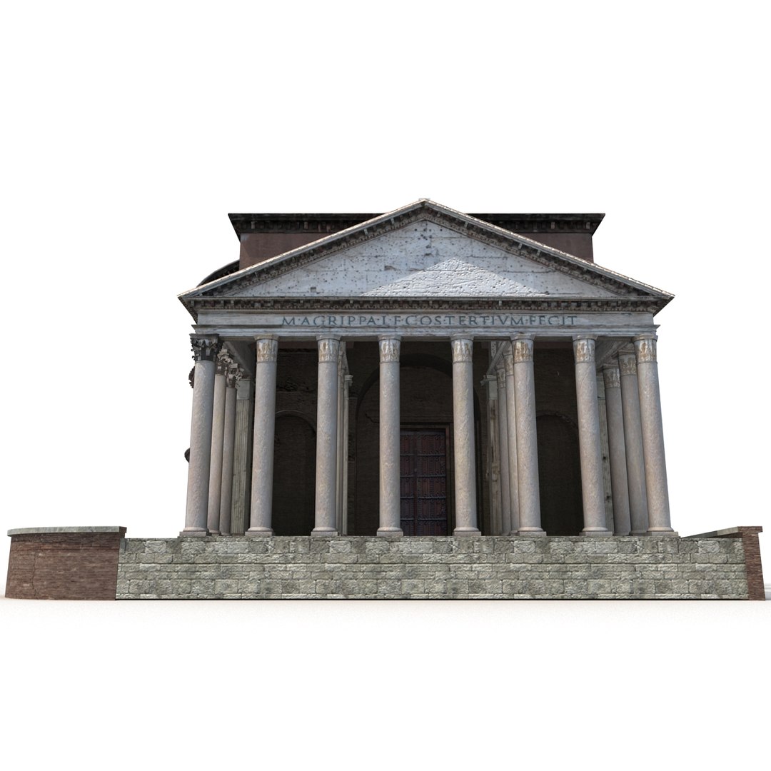 3d model pantheon
