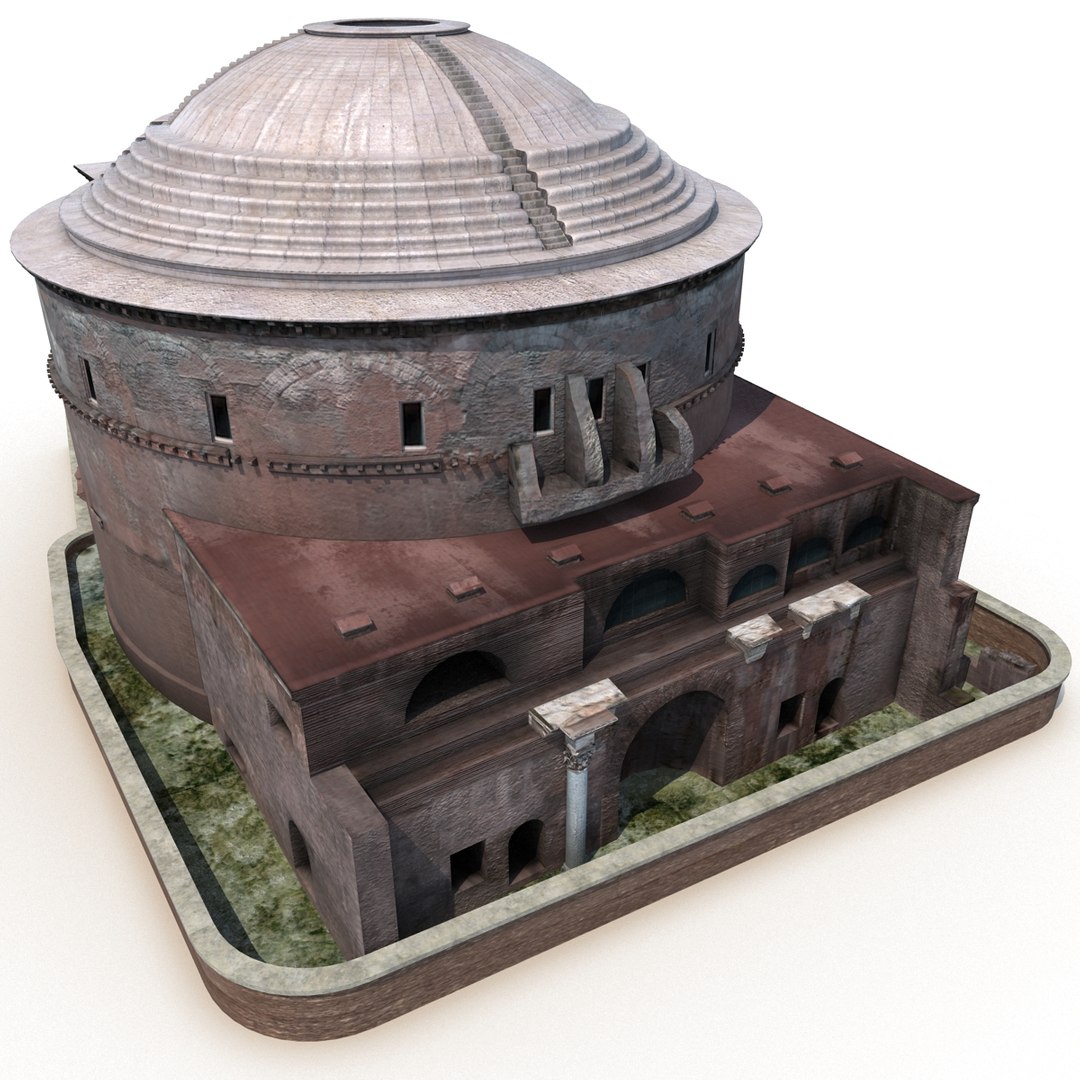 3d model pantheon