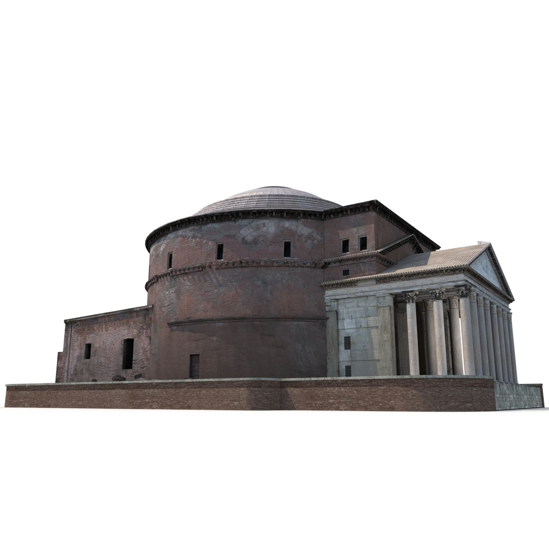 3d model pantheon