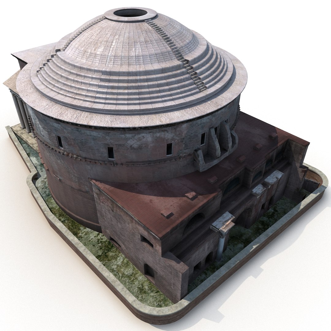 3d model pantheon