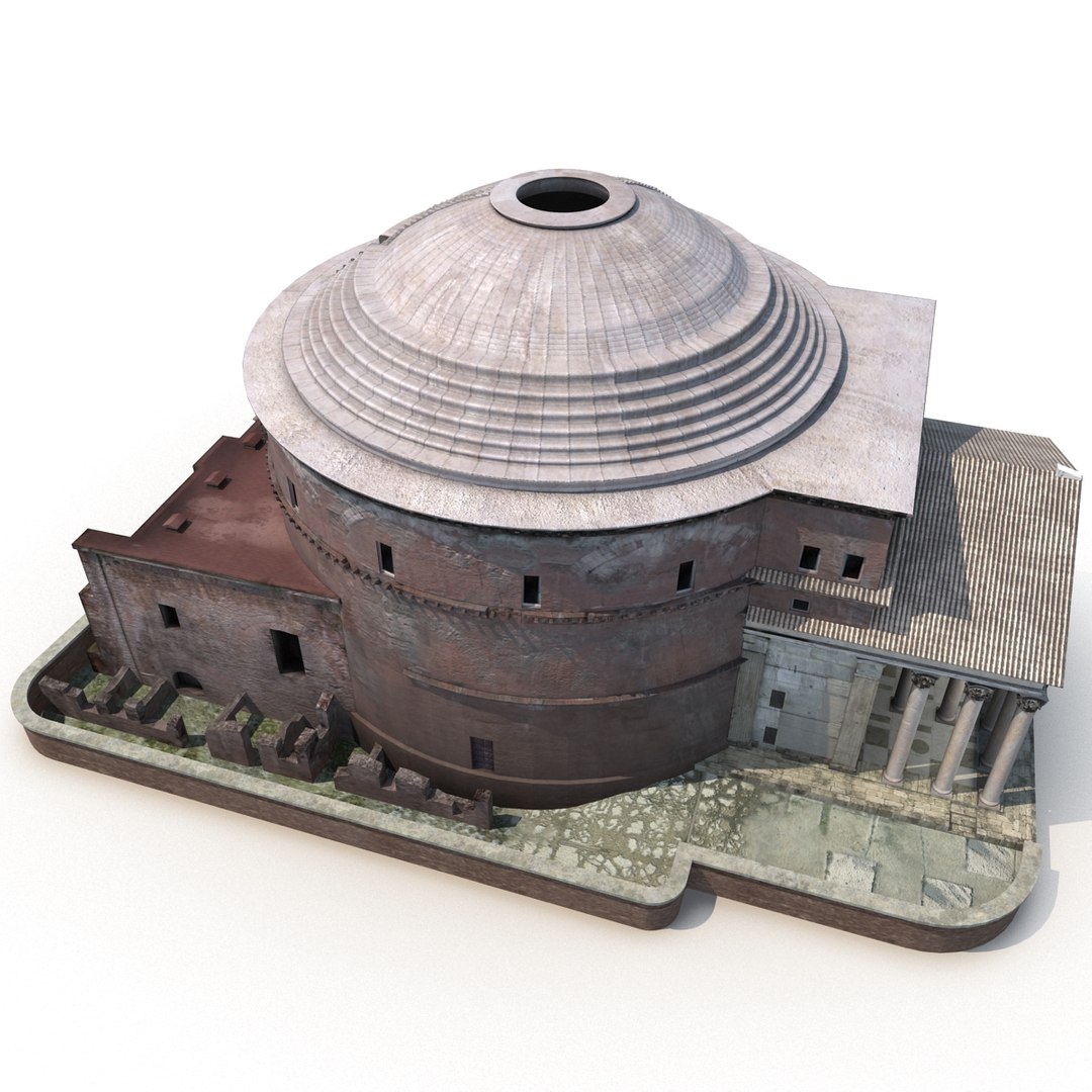 3d model pantheon