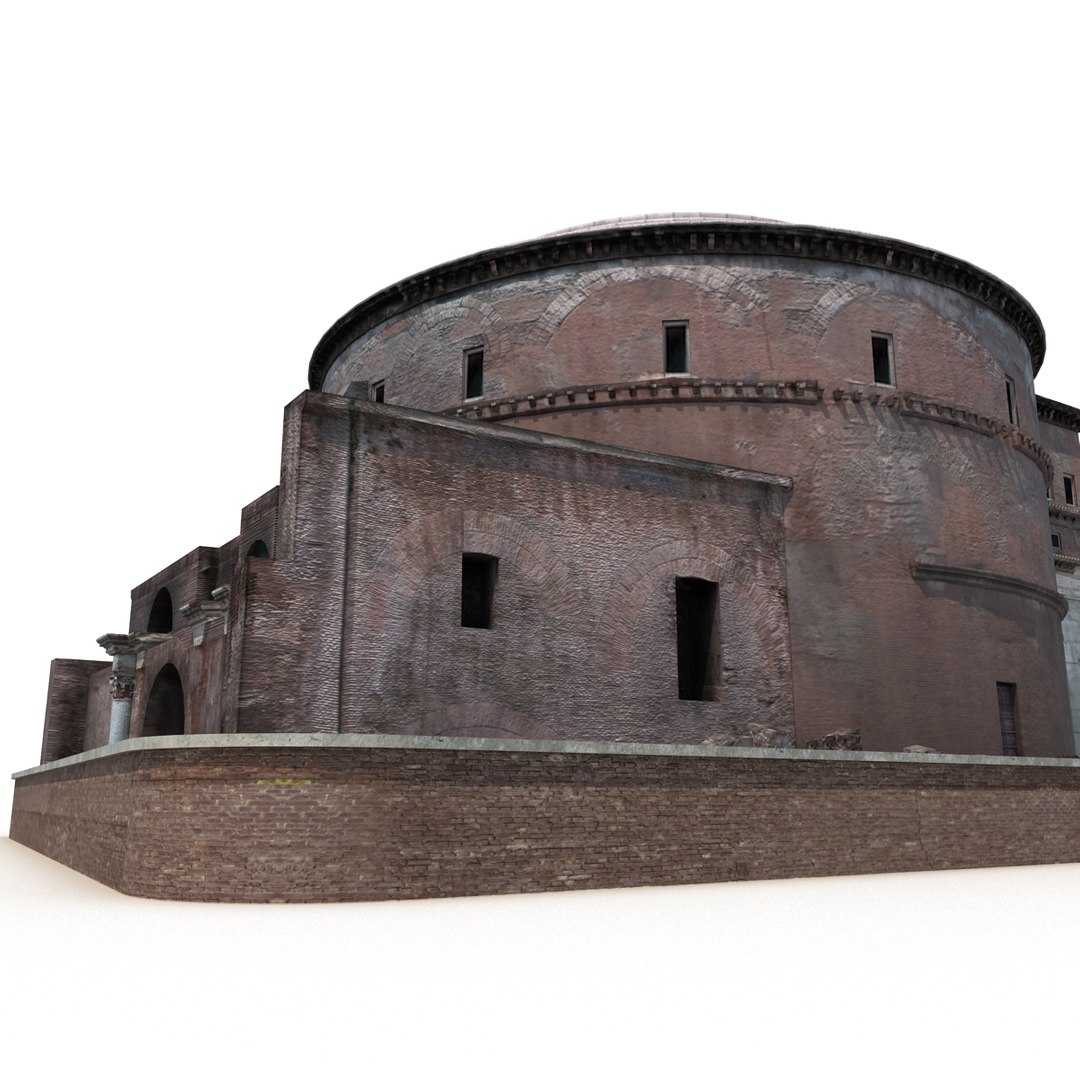 3d model pantheon