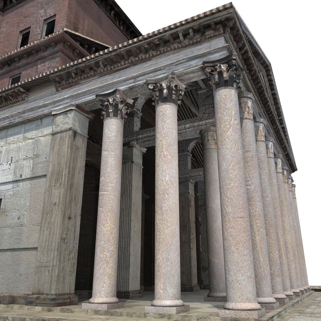 3d model pantheon