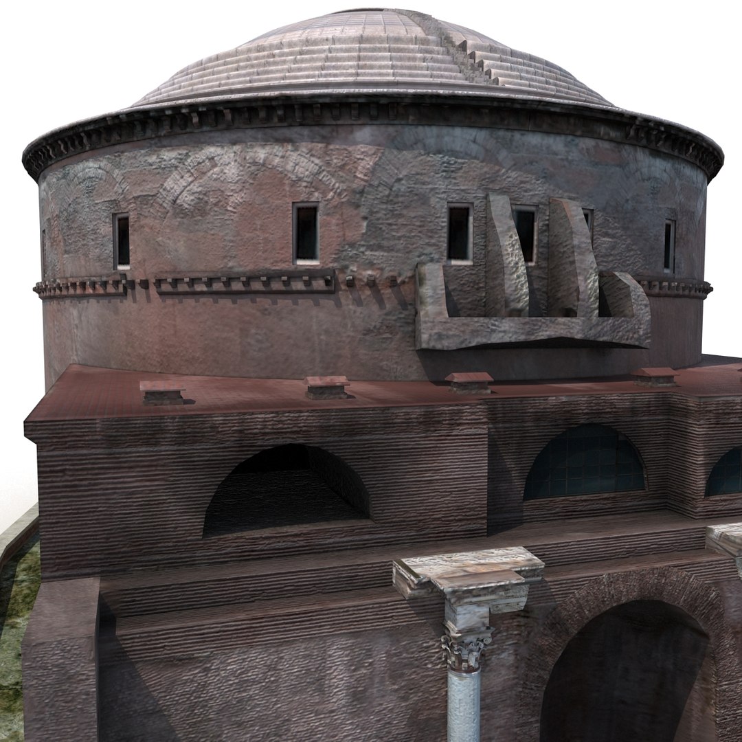 3d model pantheon