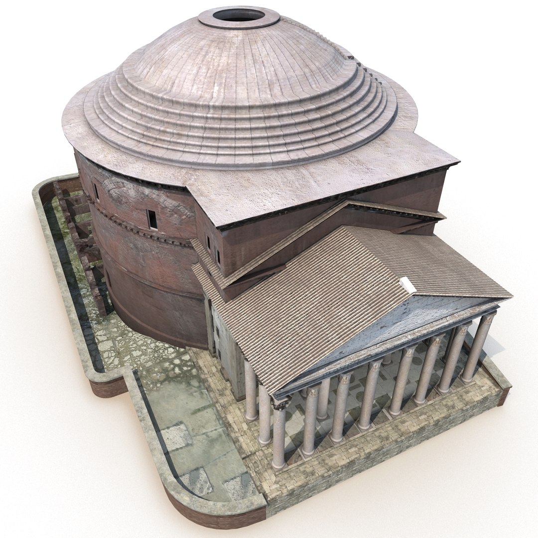 3d model pantheon