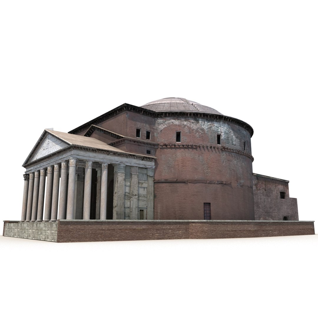 3d model pantheon