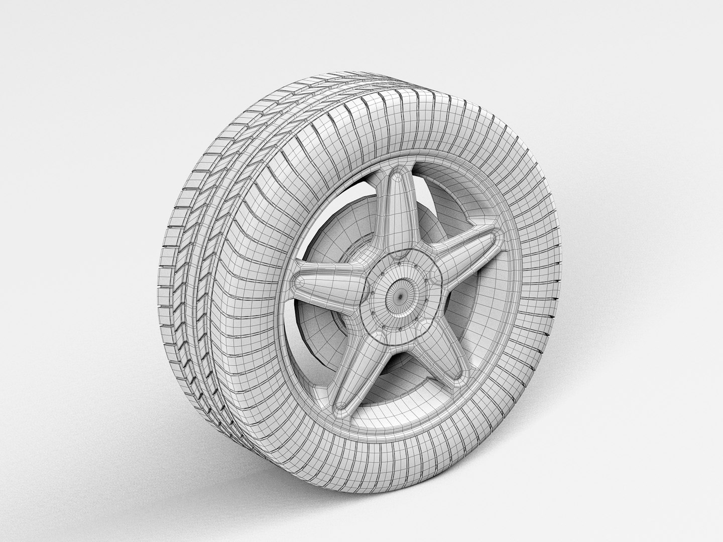 3D Car Wheel Model - TurboSquid 1920348