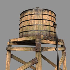 Download Free & Premium Water Tower 3D Models | TurboSquid