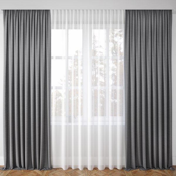 3d max curtain