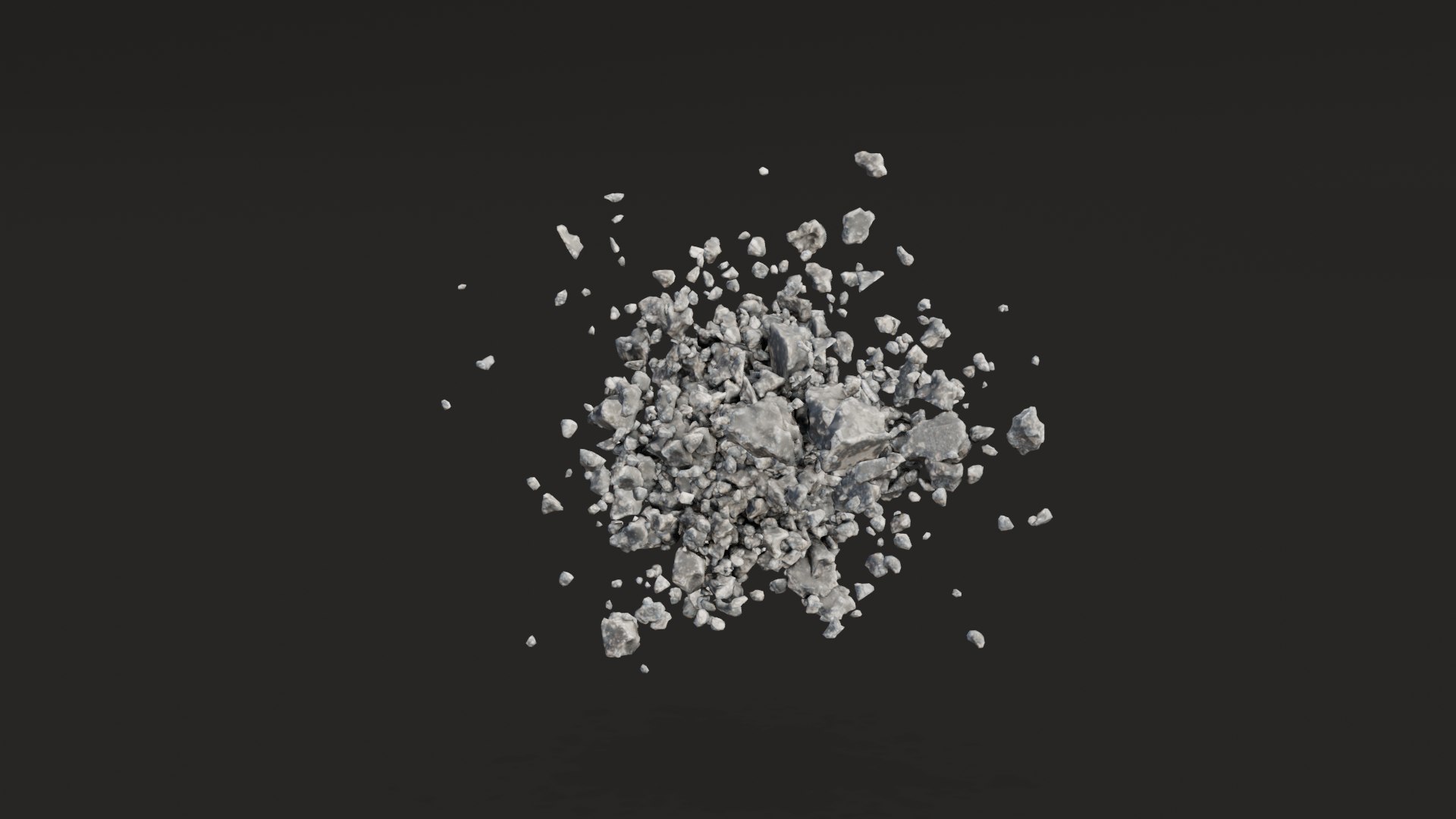 3D Animated Concrete Explode Random Model - TurboSquid 1778139