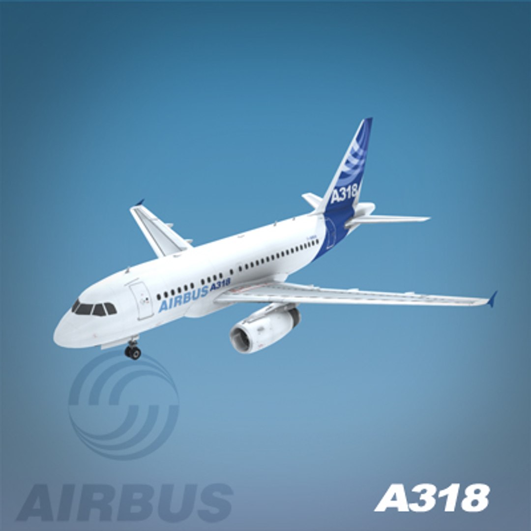 Airbus A318 3d Model