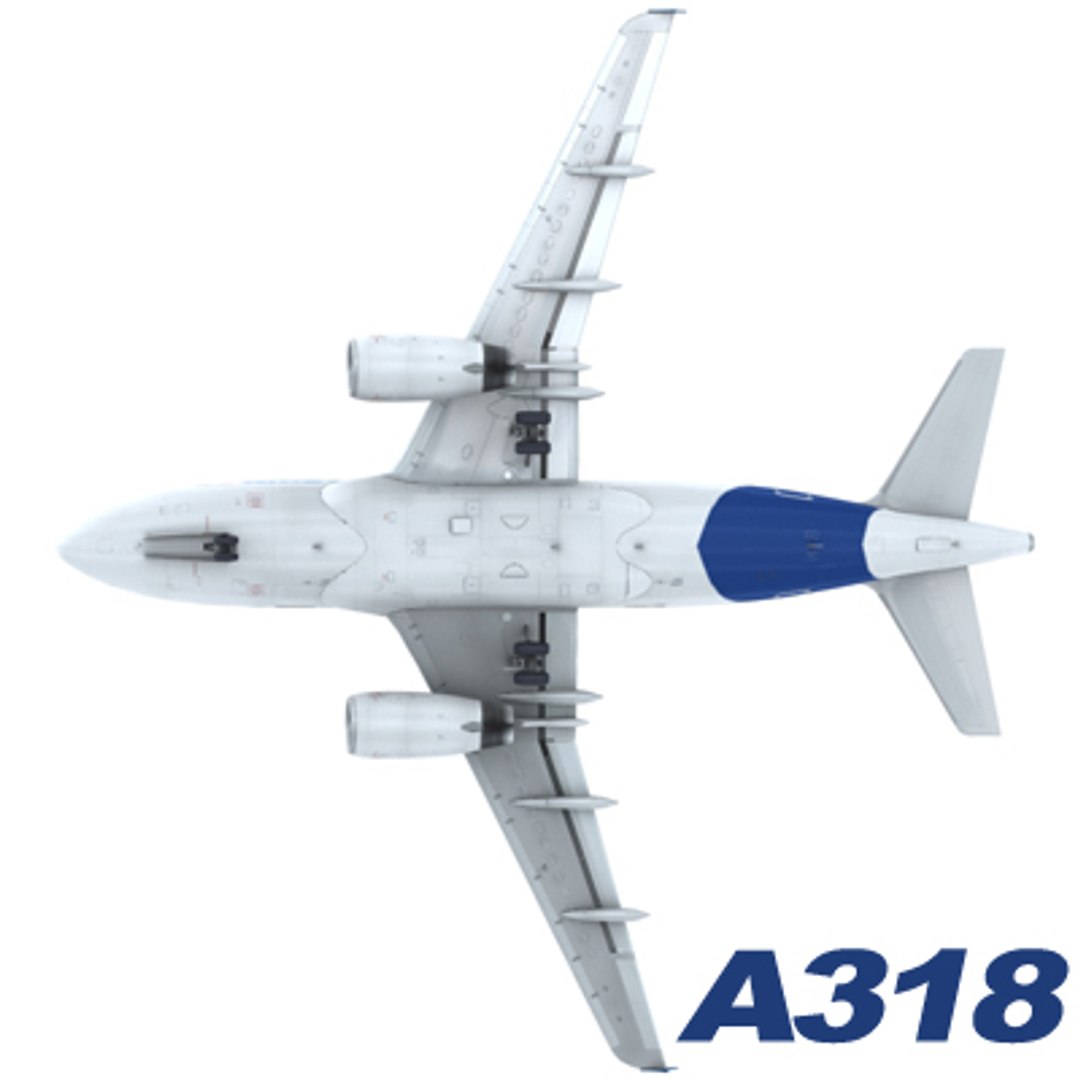 airbus a318 3d model