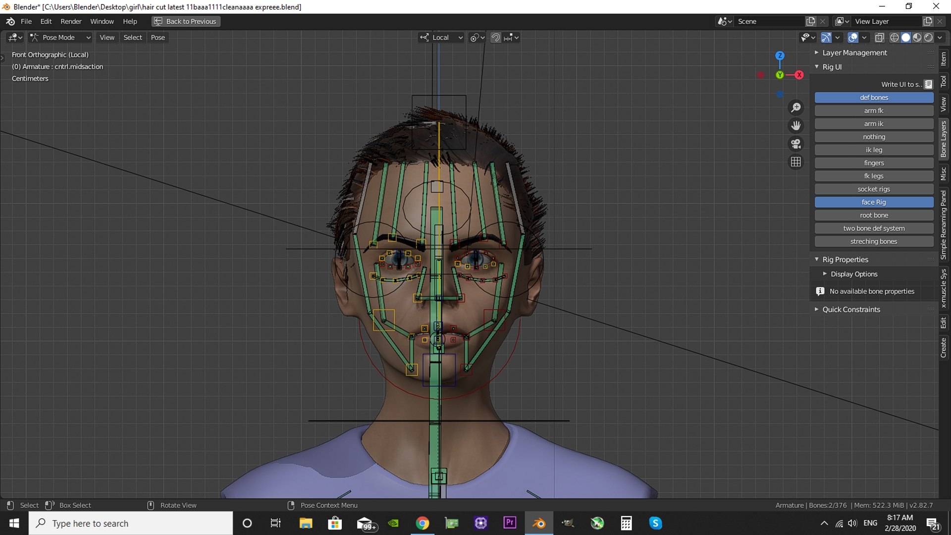 Rig Blender 2 82 3D Model - TurboSquid 1517073