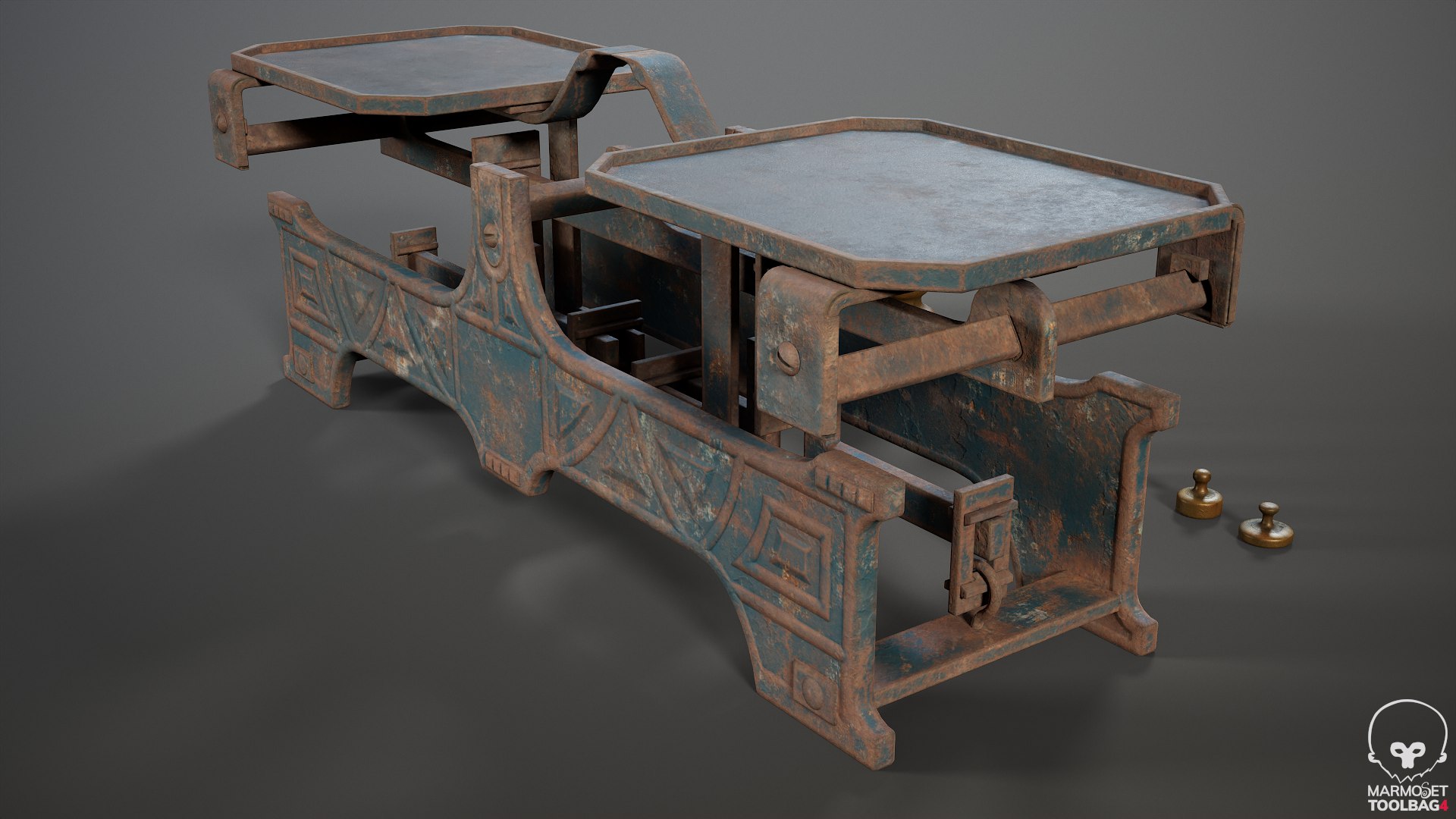 3D Balance Scale and Weights PBR model - TurboSquid 2009044