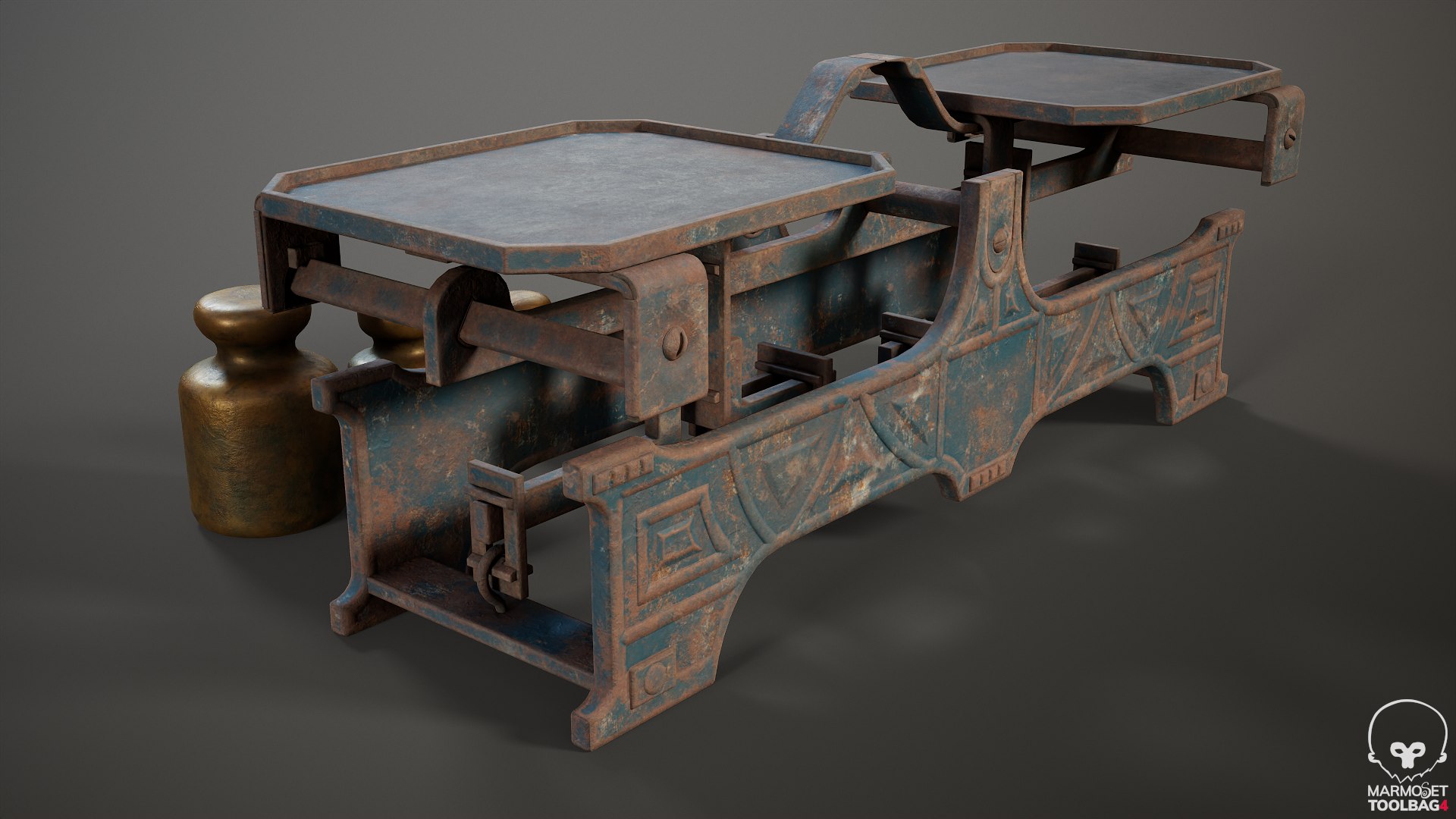 3D Balance Scale and Weights PBR model - TurboSquid 2009044