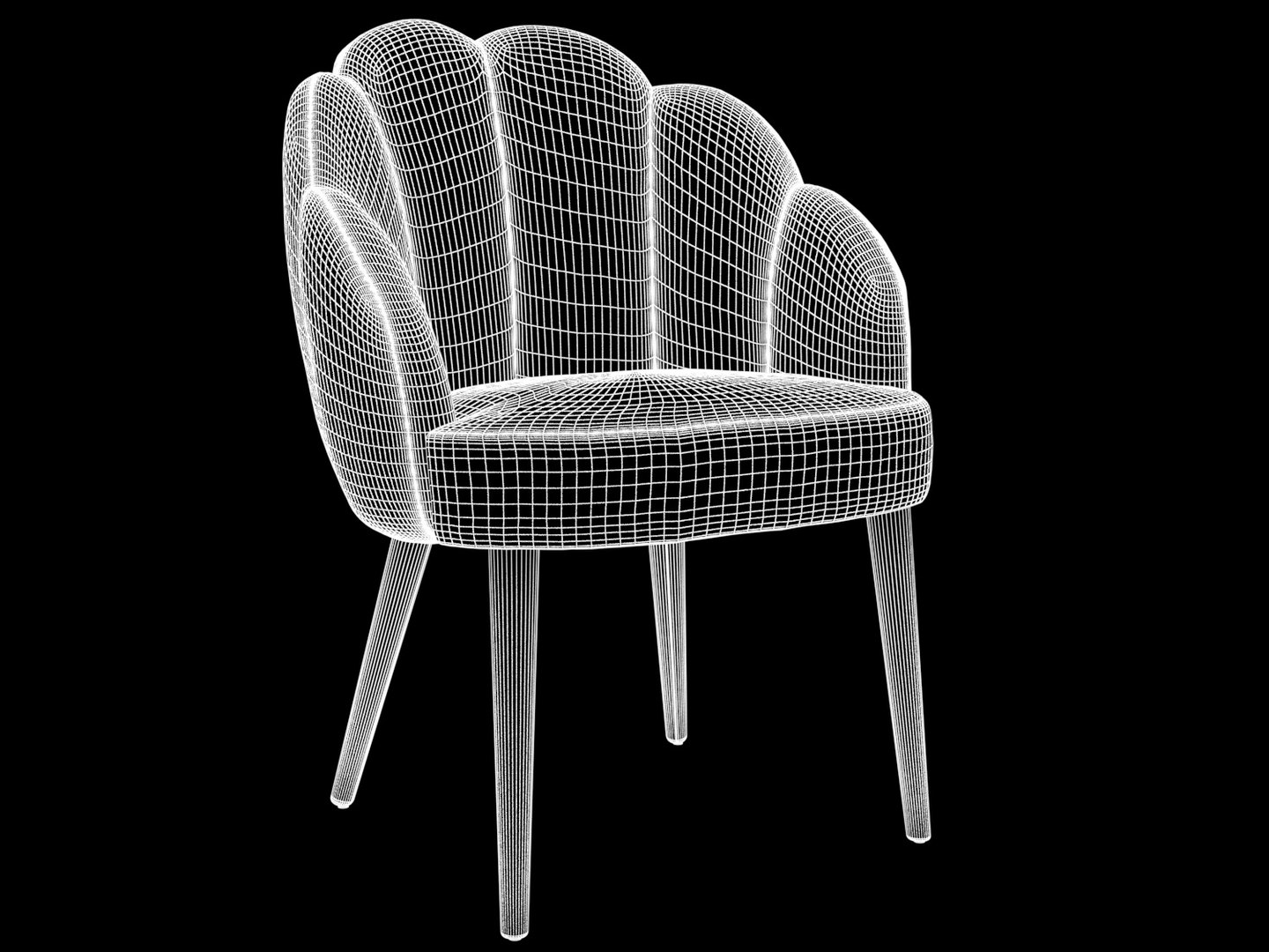 3D Daisy Chair Munna - TurboSquid 1583643