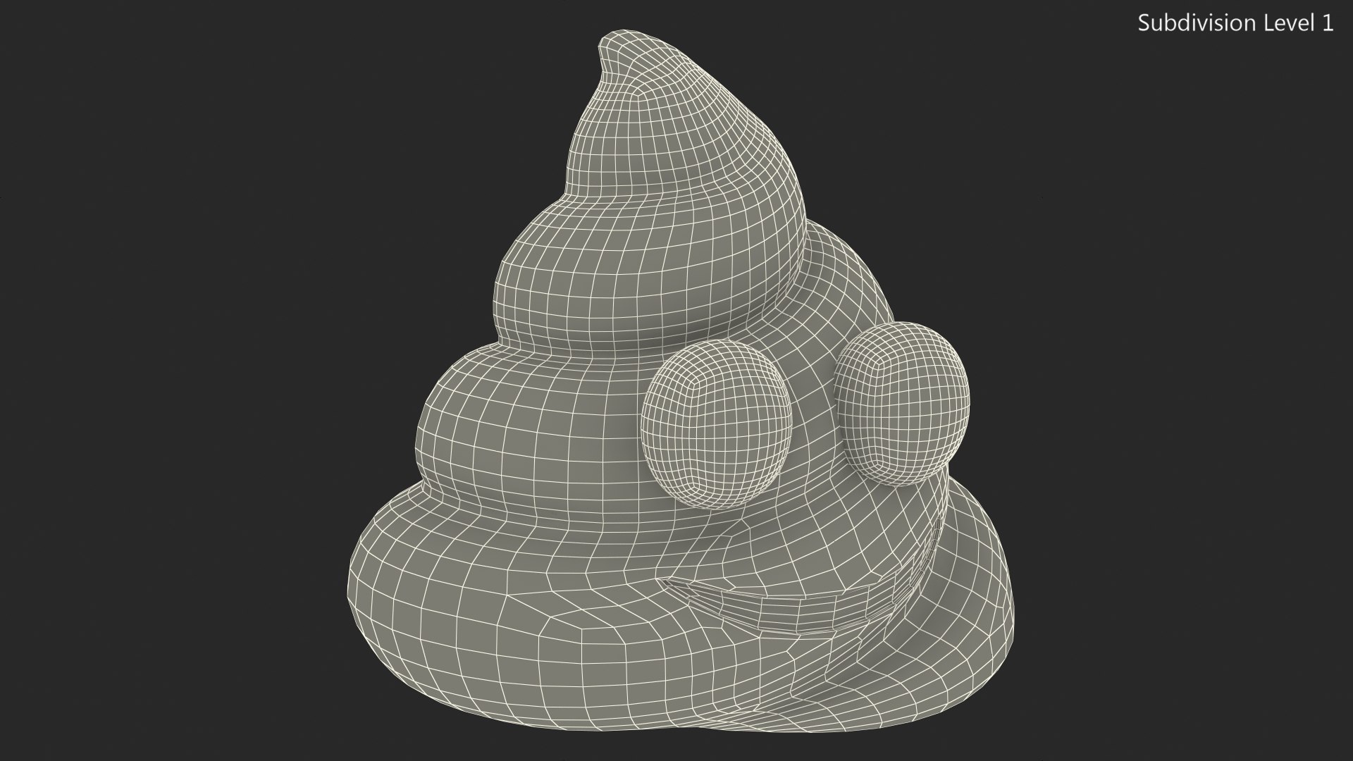 3D Smiling Face Poop Emoji Smile - TurboSquid 1801263