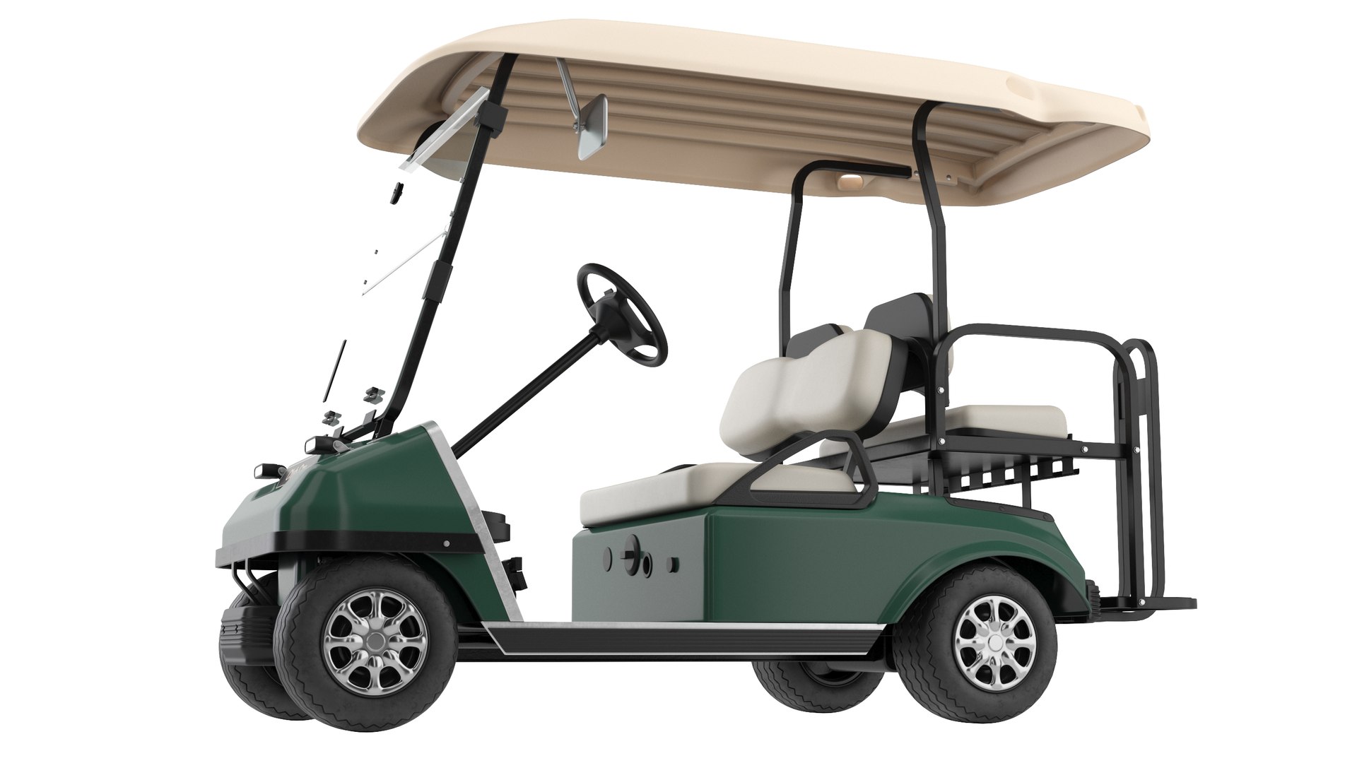 3D Model Club Car 4 Seater - TurboSquid 2131687