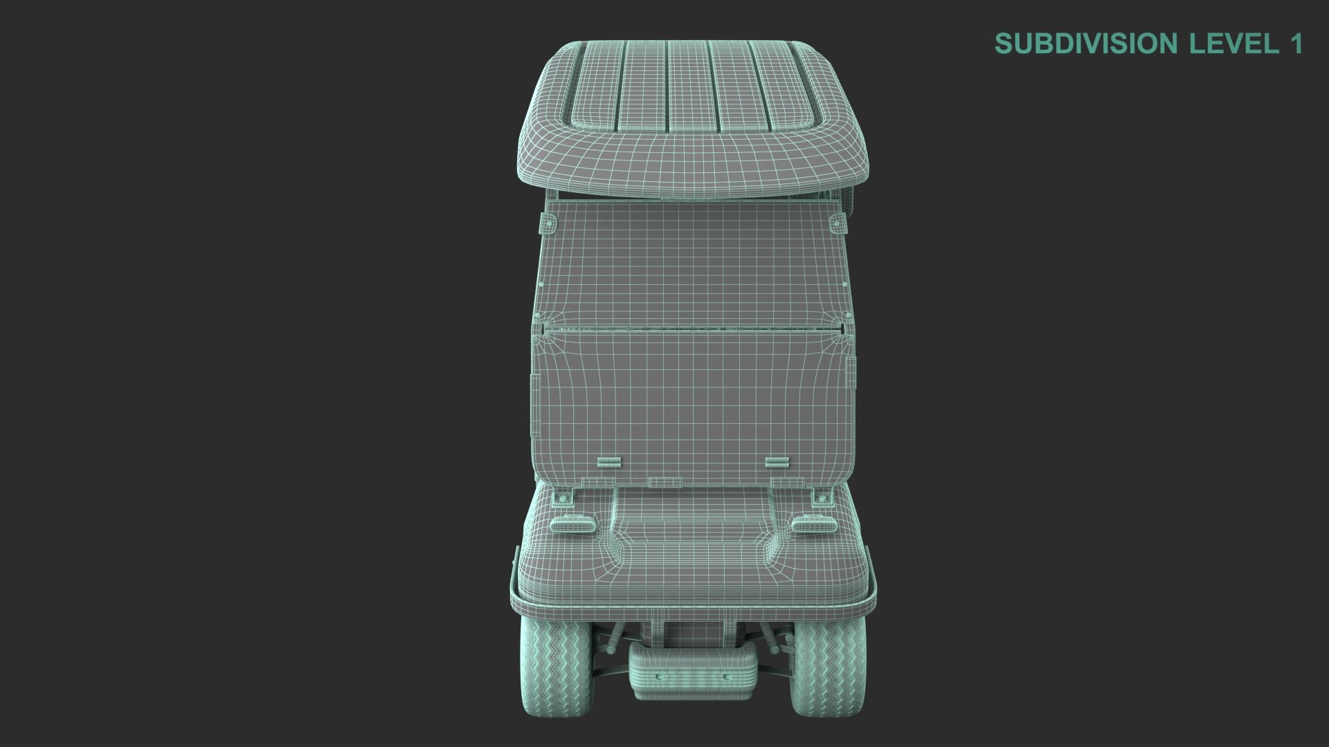 3D Model Club Car 4 Seater - TurboSquid 2131687
