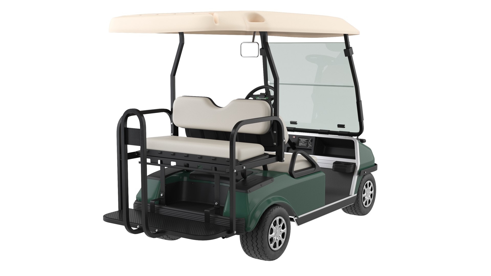 3D Model Club Car 4 Seater - TurboSquid 2131687