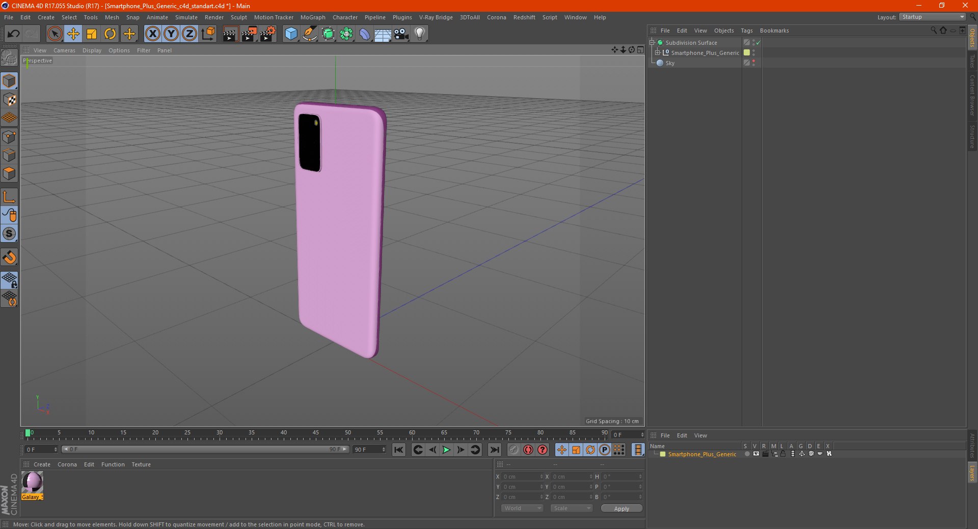 3D Model Smartphone Generic Phone - TurboSquid 1549794
