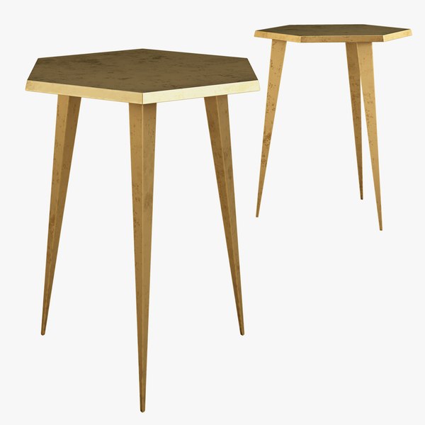 Joybird Hex End Table 3D - TurboSquid 1793472