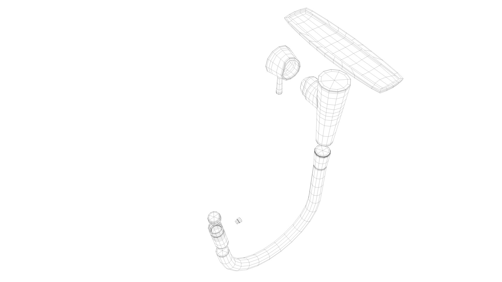 Free Kitchen Faucet 001 3D Model - TurboSquid 1728755