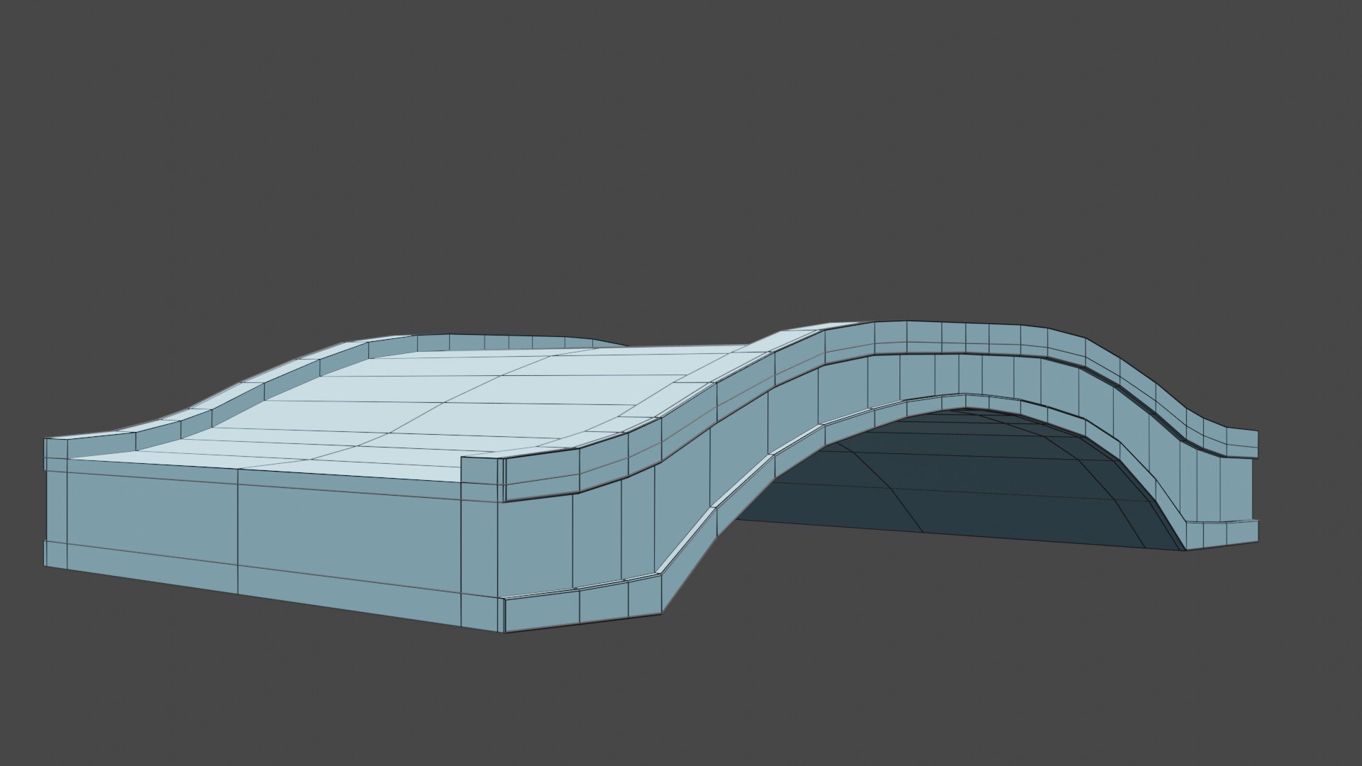 3D Model Stylized Low Poly Stone Bridge - TurboSquid 1714751