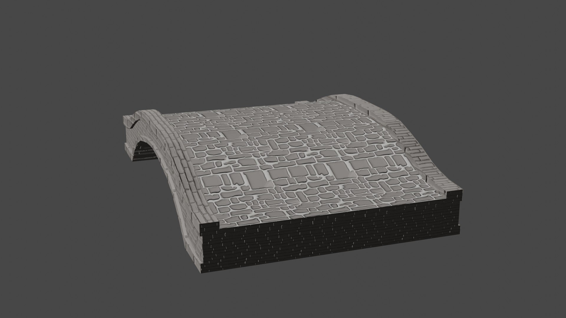 3D Model Stylized Low Poly Stone Bridge - TurboSquid 1714751