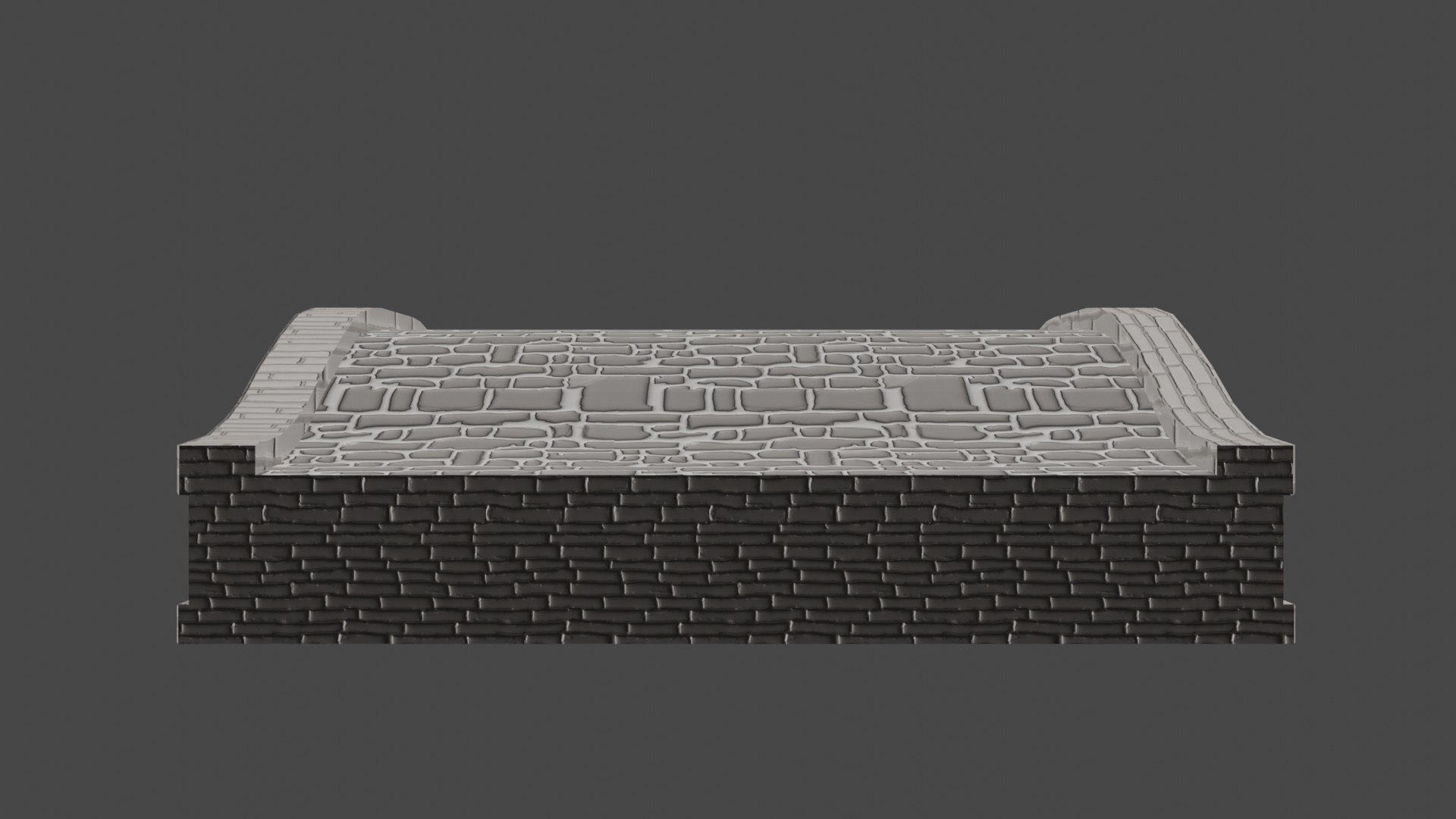 3D Model Stylized Low Poly Stone Bridge - TurboSquid 1714751