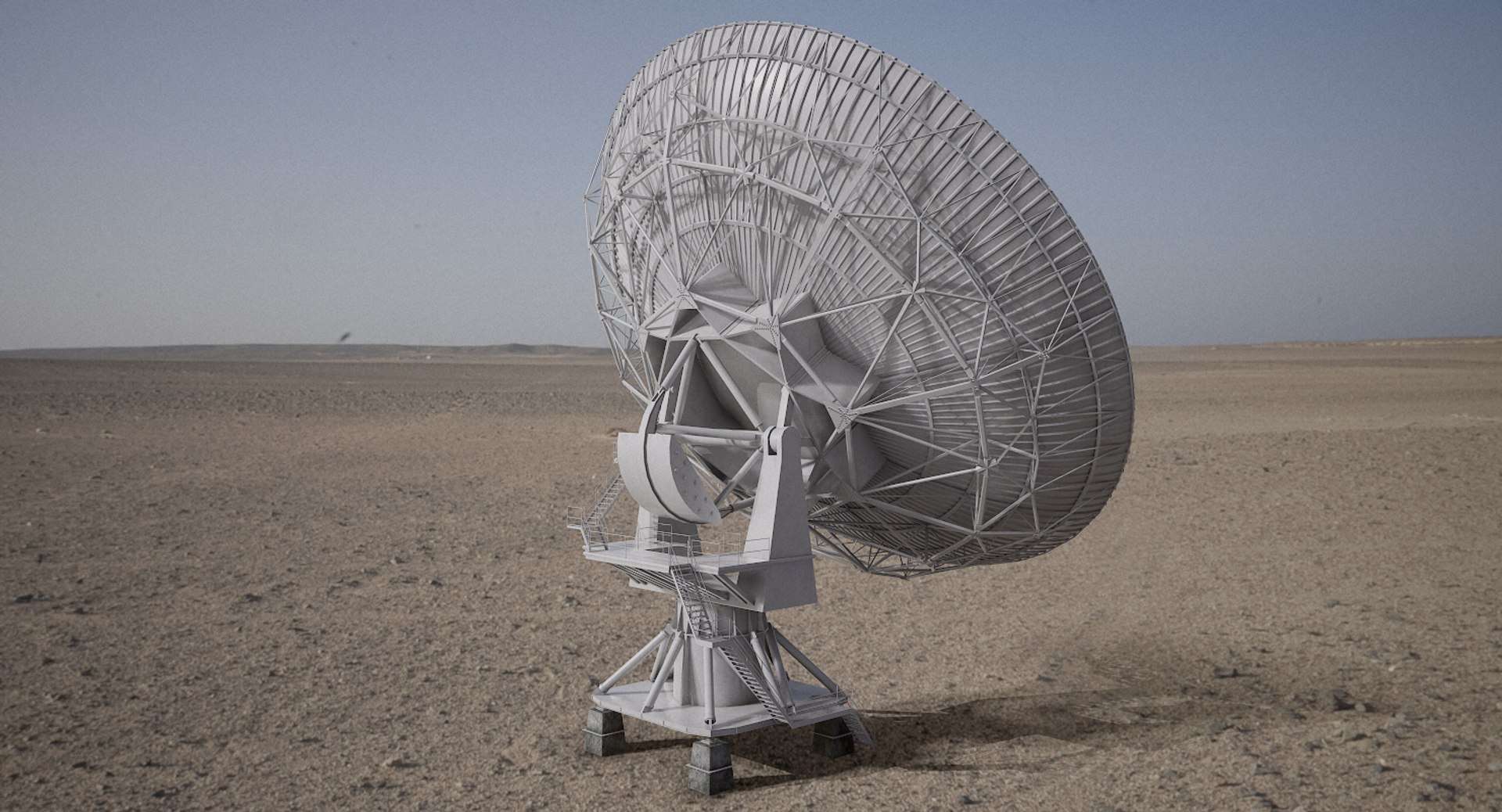 Radio Telescope Satellite Dish 3D Model - TurboSquid 1396985