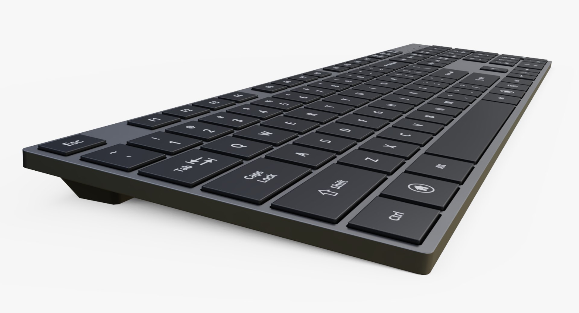 3D Slim Computer Keyboard - Model - TurboSquid 1381471