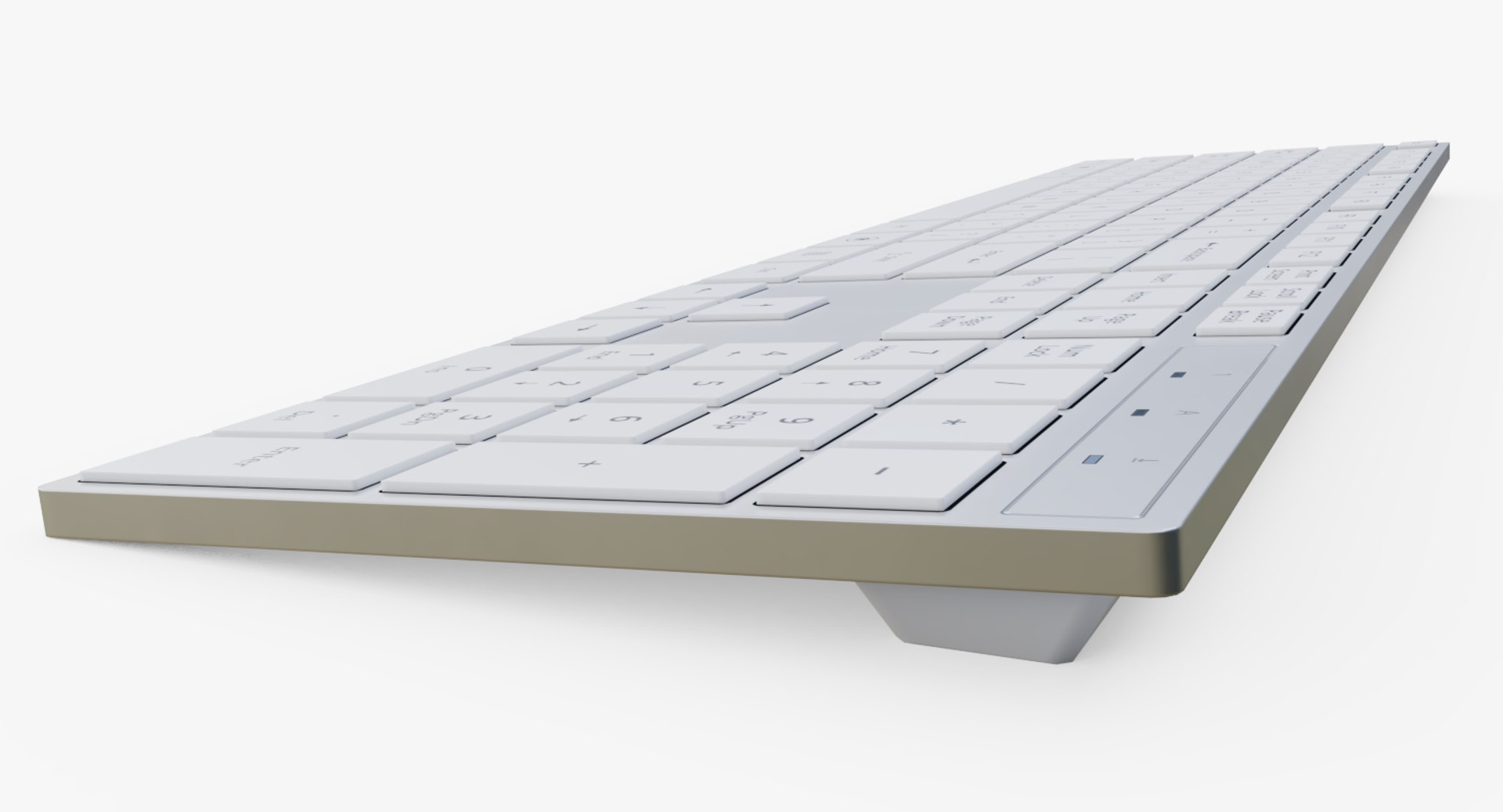 3D Slim Computer Keyboard - Model - TurboSquid 1381471