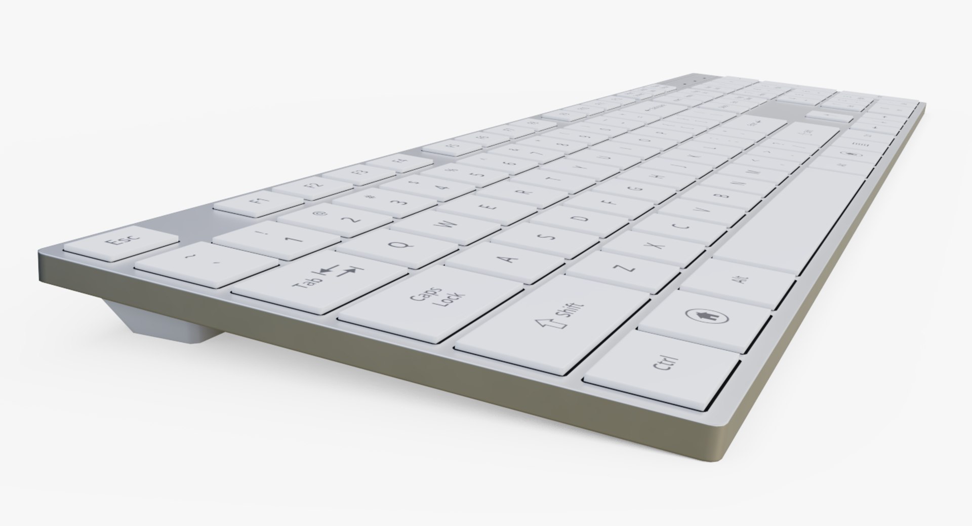3D Slim Computer Keyboard - Model - TurboSquid 1381471